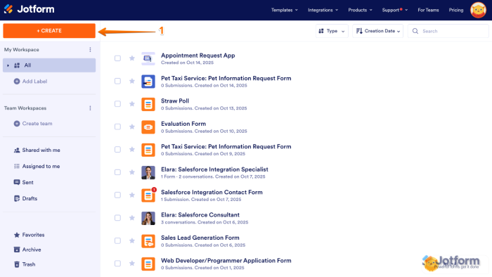 How to Create a Jotform Workflow