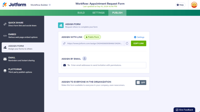 How to Share or Publish Your Workflow