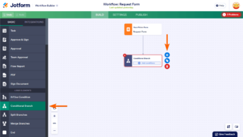 How to Set Up a Conditional Branch in Jotform Workflows