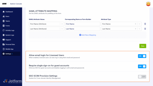 How to Enable SSO Integration