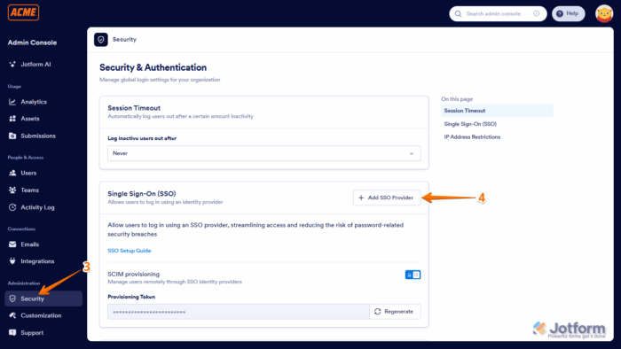 How to Enable SSO Integration