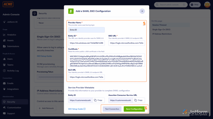 How to Enable SSO Integration