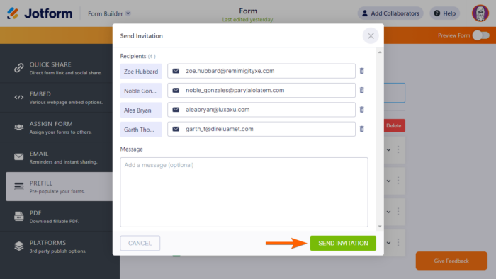 How to Prepopulate Form Fields With Data From Other Tables with Table ...