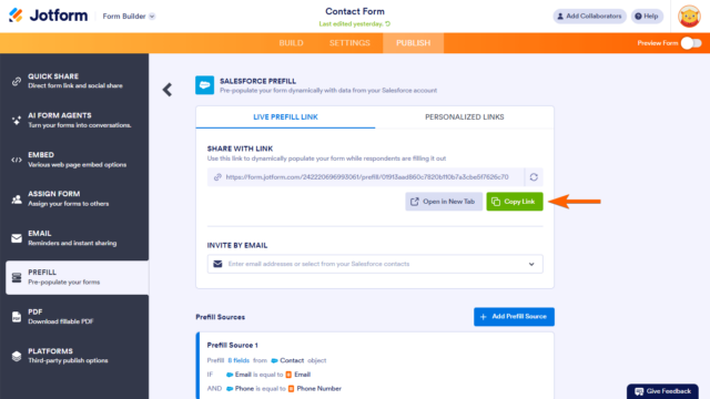 How to Prefill Your Form Using Data From Salesforce