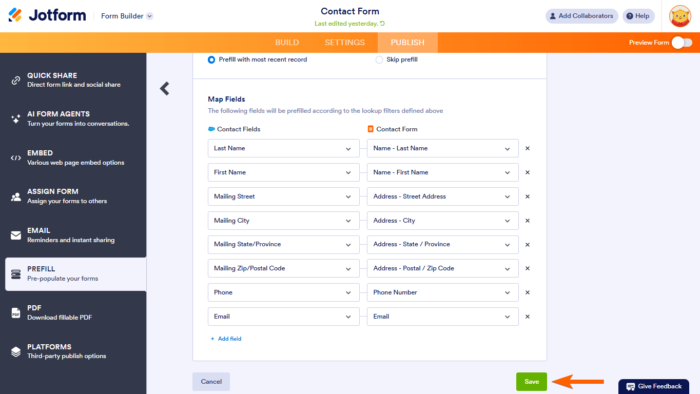 How To Prefill Your Form Using Data From Salesforce
