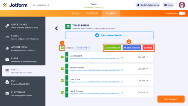 How to Prepopulate Form Fields With Data From Other Tables