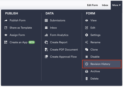 Introducing Form Revisions: Never Lose Your Work Again! | The Jotform Blog