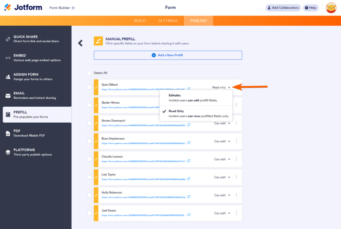 How to Prefill a Form With Manual Prefill