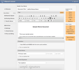 Top 8 online waiver software tools for businesses in 2026 | The Jotform ...