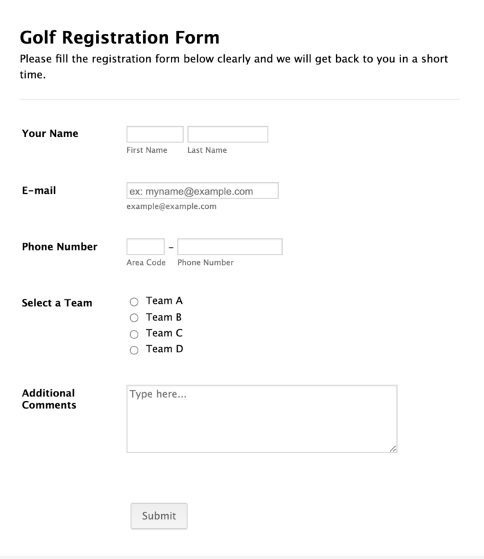 How to run a golf tournament | The Jotform Blog