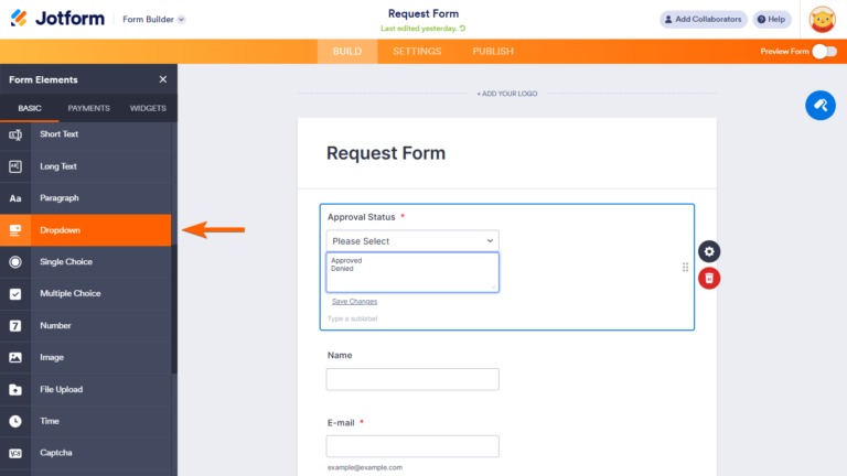 A General Approach on Building an Approval Process Workflow