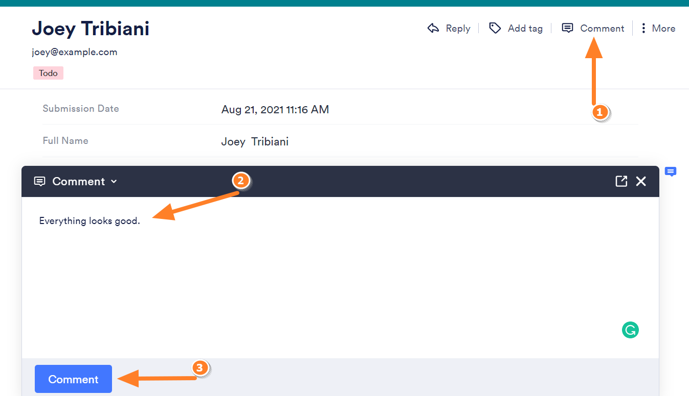 How to create collaboration in Inbox with comments? (comments, mentions ...
