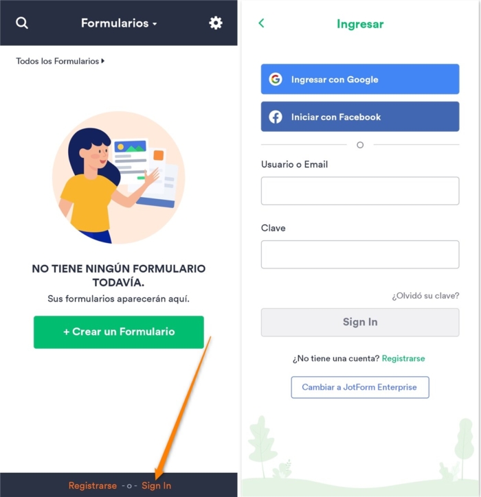 ¿Cómo puedo usar Jotform Mobile Forms sin acceso a Internet?