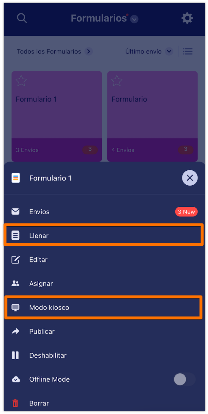 ¿Cómo puedo usar Jotform Mobile Forms sin acceso a Internet?