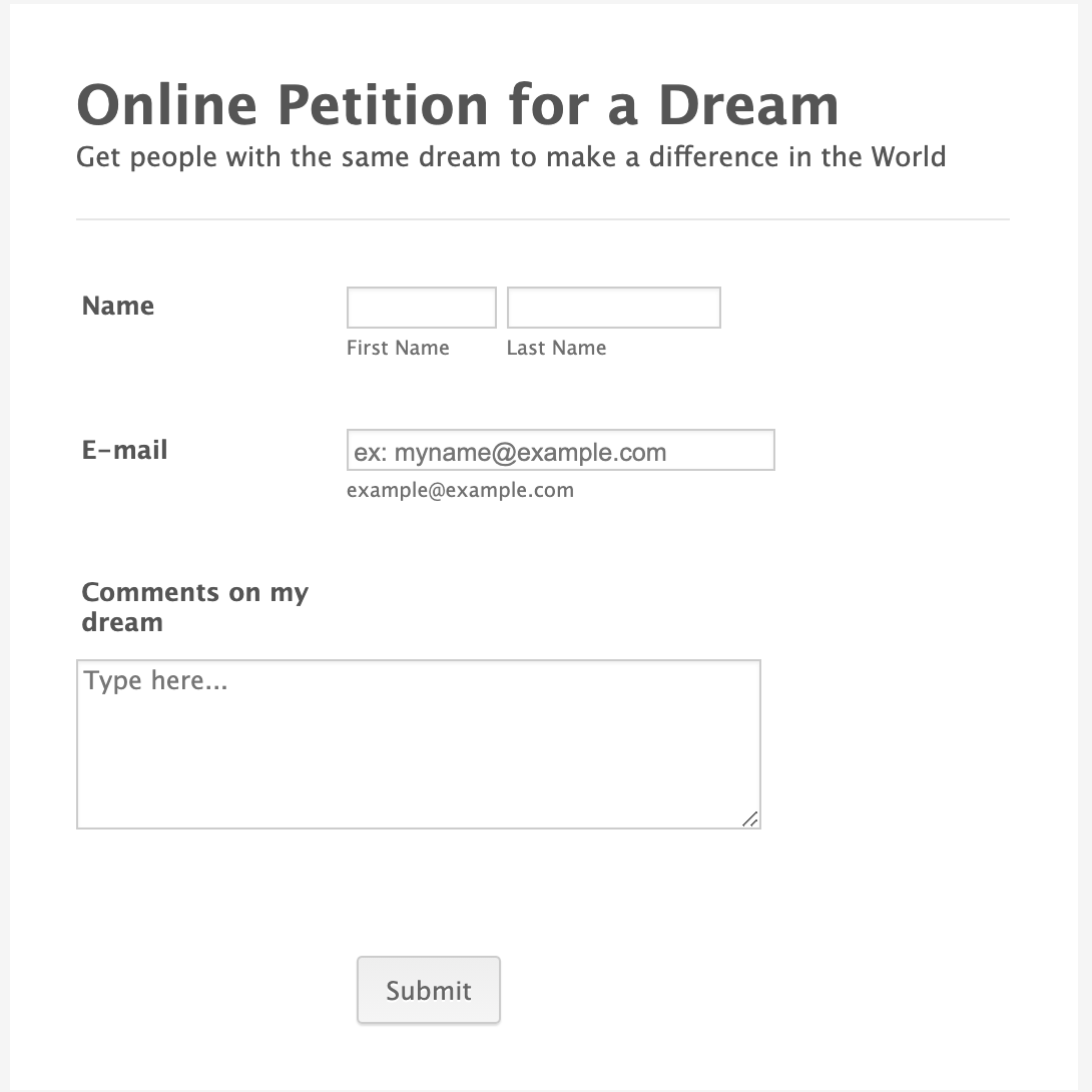 How to start an online petition | The Jotform Blog