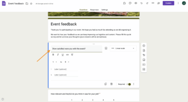 How to use linear scale questions in Google Forms | The Jotform Blog