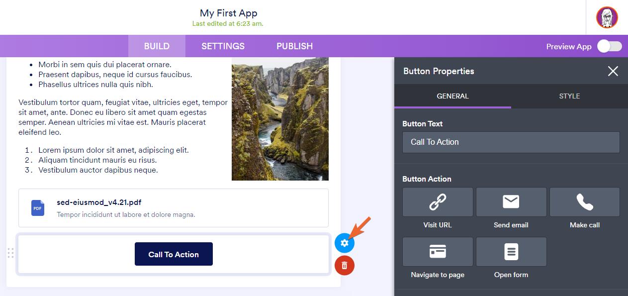 How to Add New Sections to an Existing App