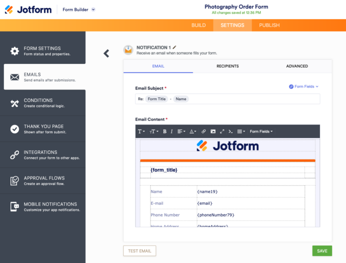 How to notify your team when a new response is submitted | The Jotform Blog
