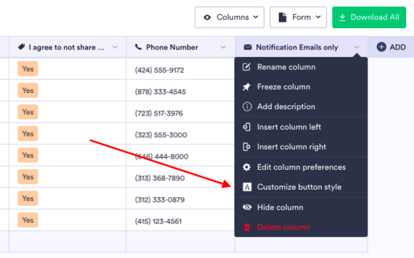 Announcing Jotform Tables Action Buttons | The Jotform Blog