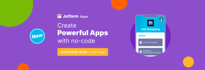 How to use Jotform Apps for year-end evaluations and 2022 preparation ...