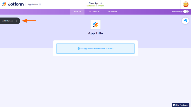 How to Add New Elements in Jotform Apps