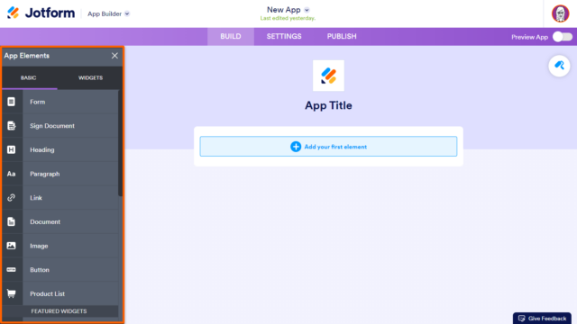 How to Add New Sections in Jotform Apps