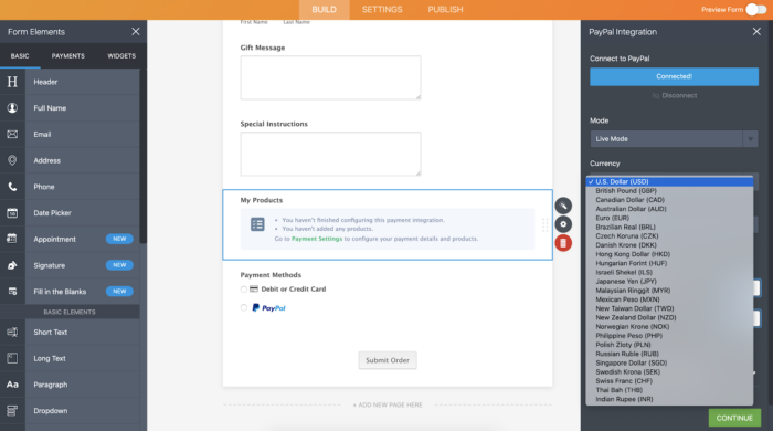 Introducing a new PayPal Commerce Platform integration | The Jotform Blog