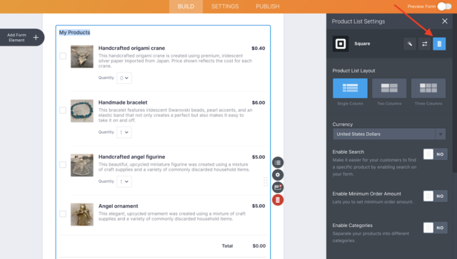 Introducing a new product list form field | The Jotform Blog