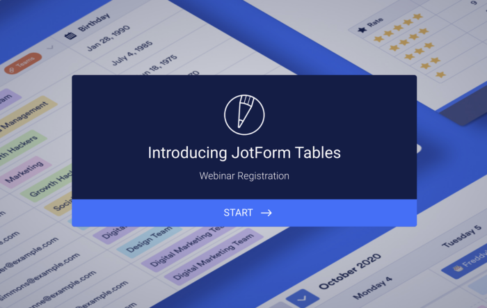 How I use Jotform Tables to stay organized for my job | The Jotform Blog