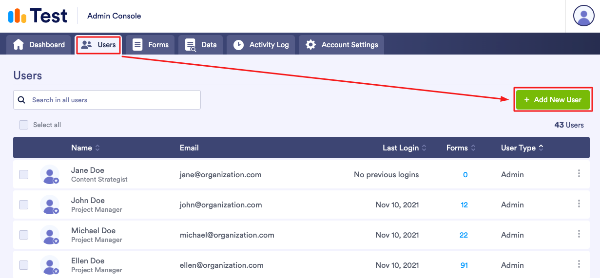 How to Create a New User or Admin on Enterprise Server