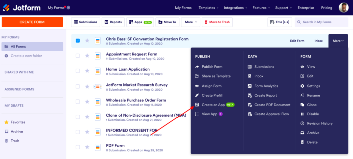 Announcing Jotform Apps