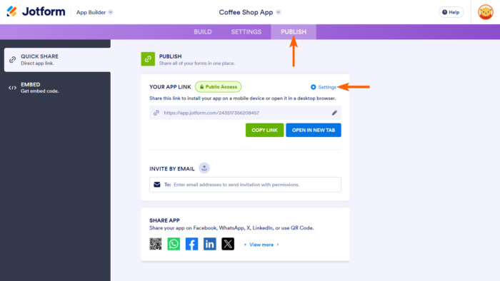 How to Set Your App Exclusive to an Organization With Jotform Apps