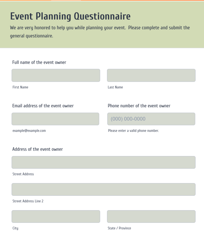 Event planning questions to ask your clients | The Jotform Blog