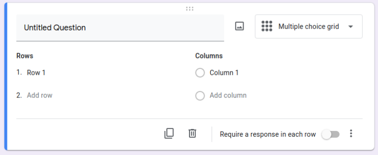 How to add a multiple-choice grid in Google Forms | The Jotform Blog