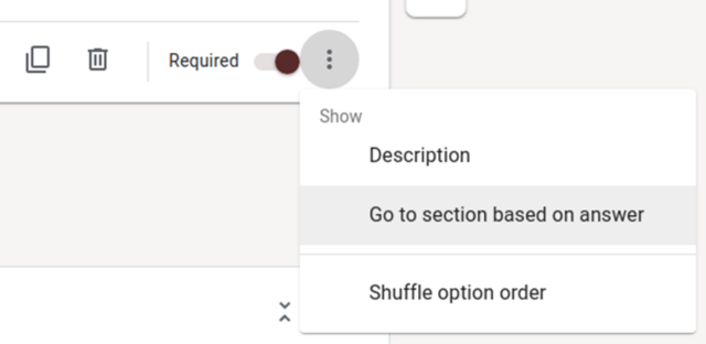 How to make conditional questions in Google Forms | The Jotform Blog