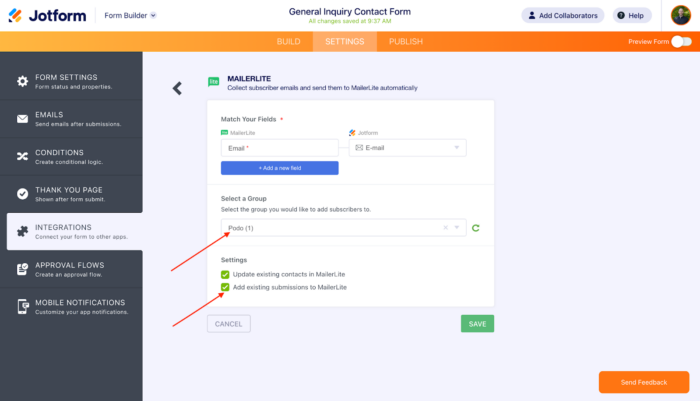 Boost email marketing with Jotform’s new MailerLite integr... | The ...