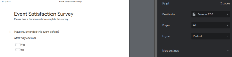 How to save or print a Google Form as a PDF | The Jotform Blog