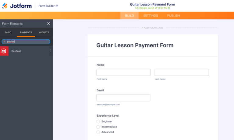 Collect payments the easy way with Jotform and PayFast | The Jotform Blog