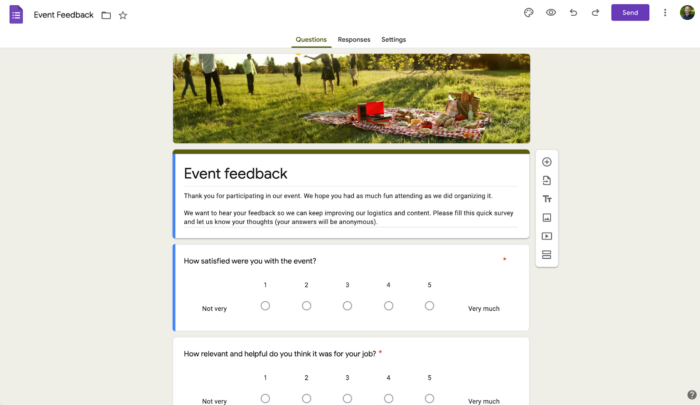 How to create a survey in Google Forms | The Jotform Blog