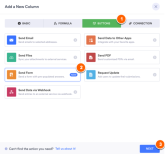 How to Send Forms in Jotform Tables