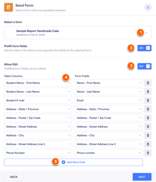 How to Send Forms in Jotform Tables