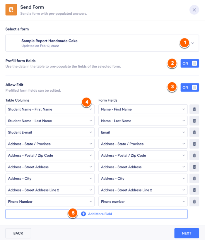 How to Send Forms in Jotform Tables