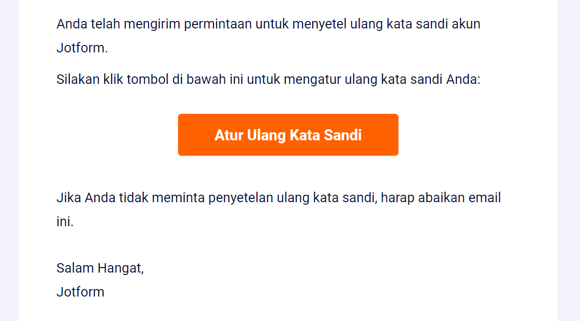 Bagaimana Cara Untuk Mengatur Ulang Kata Sandi Akun Jotform?