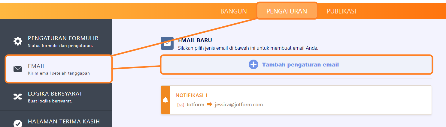 Cara Melampirkan File ke Email Penjawab Otomatis