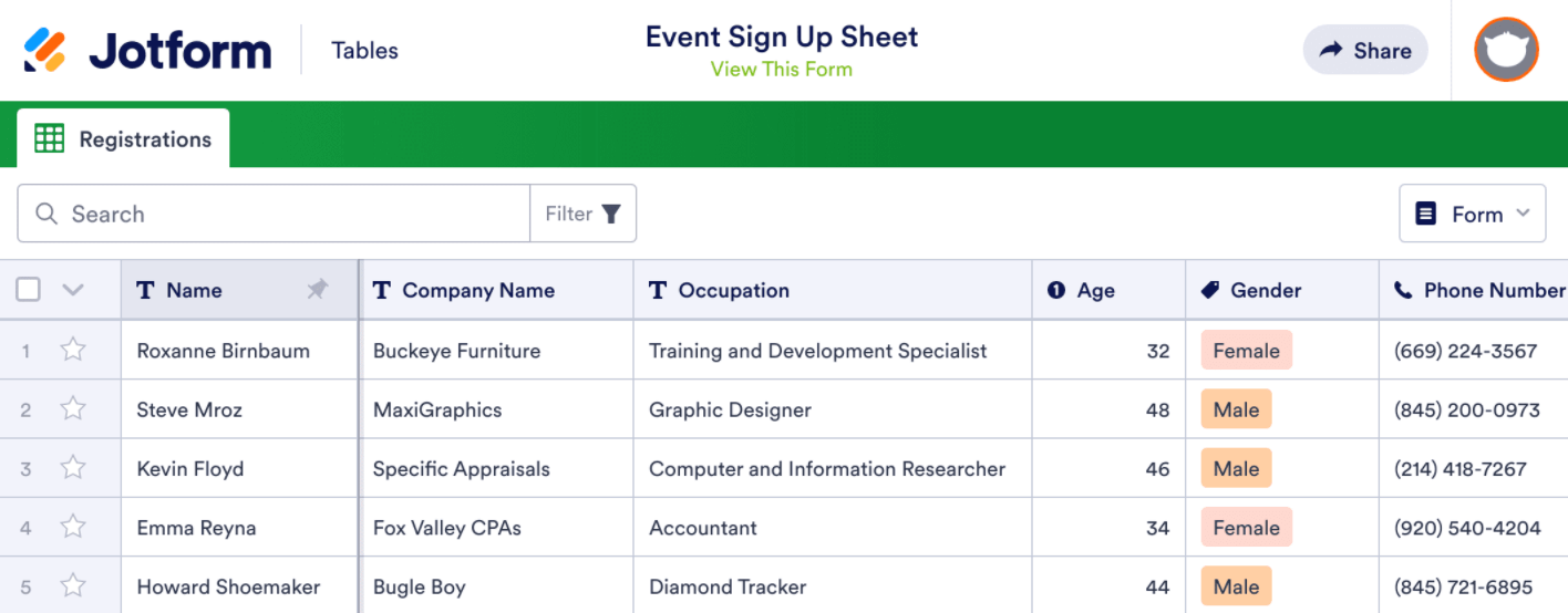 11 event registration questions to ask attendees | The Jotform Blog