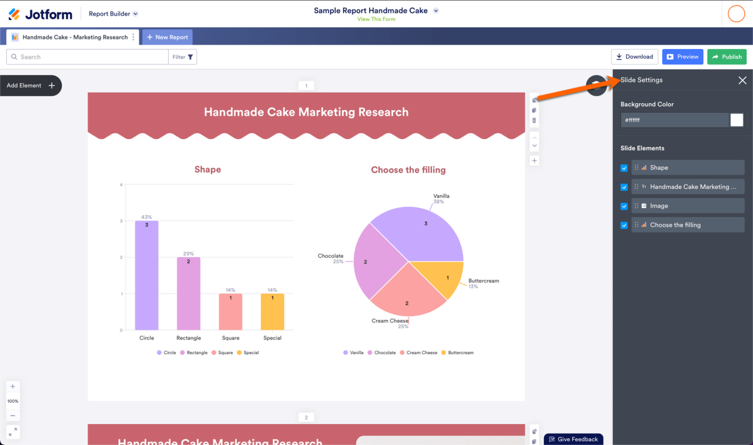 How to Customize a Visual Report?