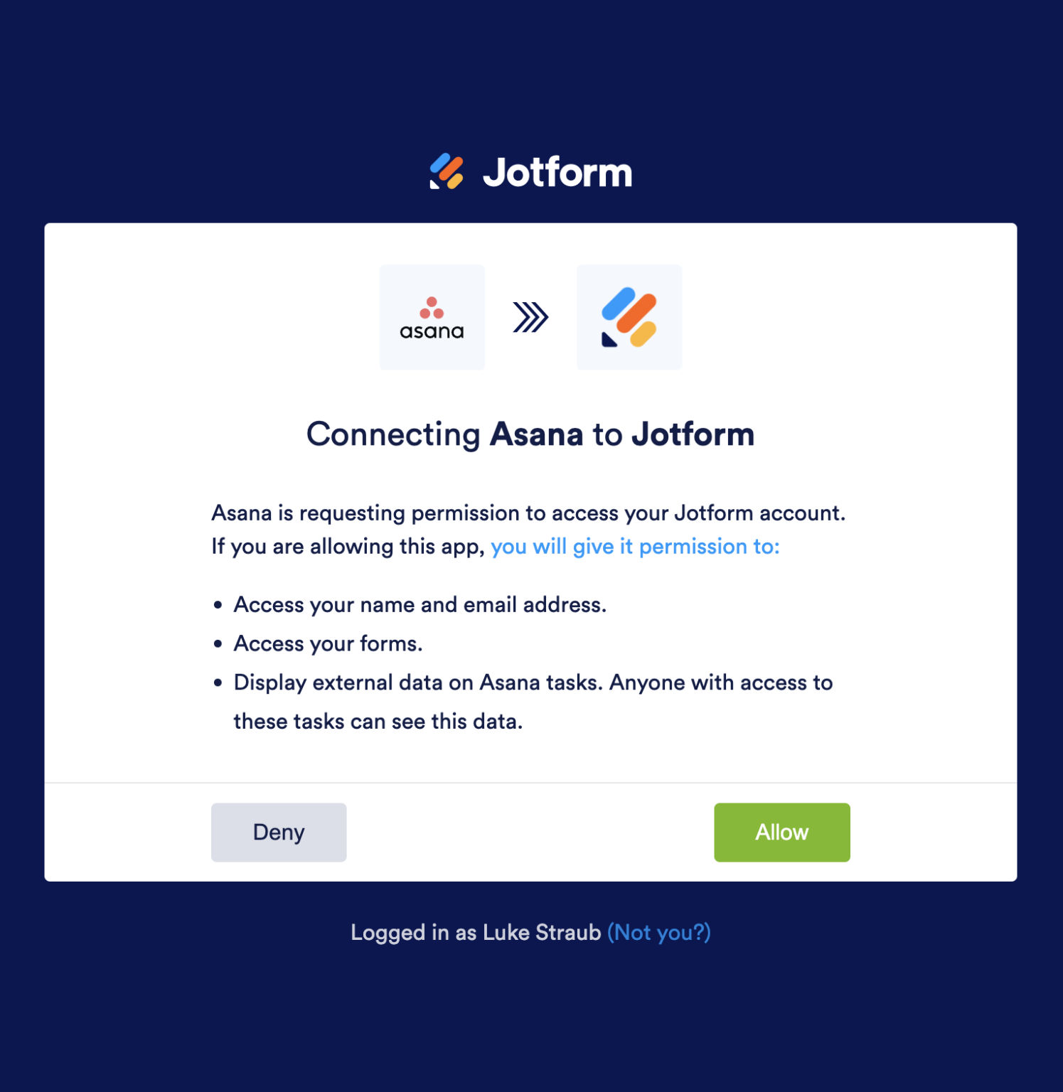 Use Jotform within your Asana workspace | The Jotform Blog