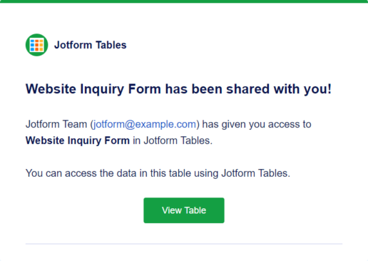 How to Share Your Jotform Tables and Collaborate
