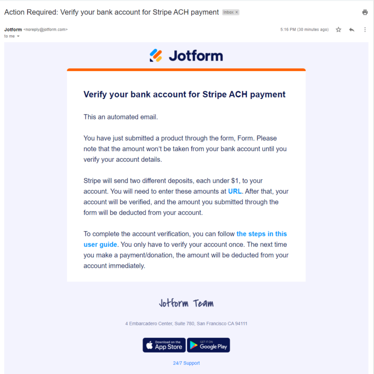 How to Integrate Stripe ACH Manual with Your Form?