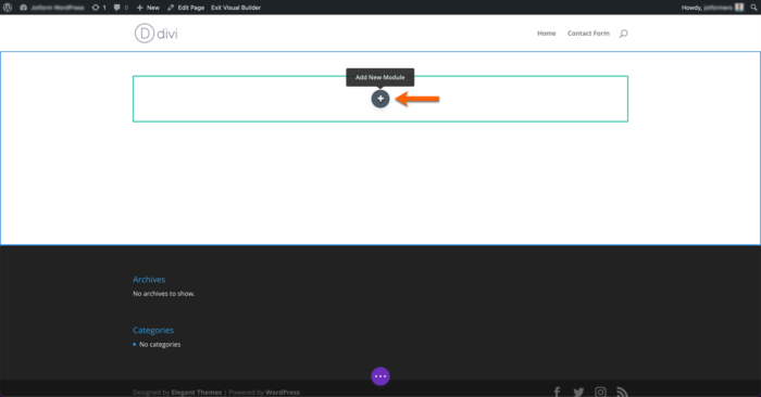 How to Add a Form in Divi